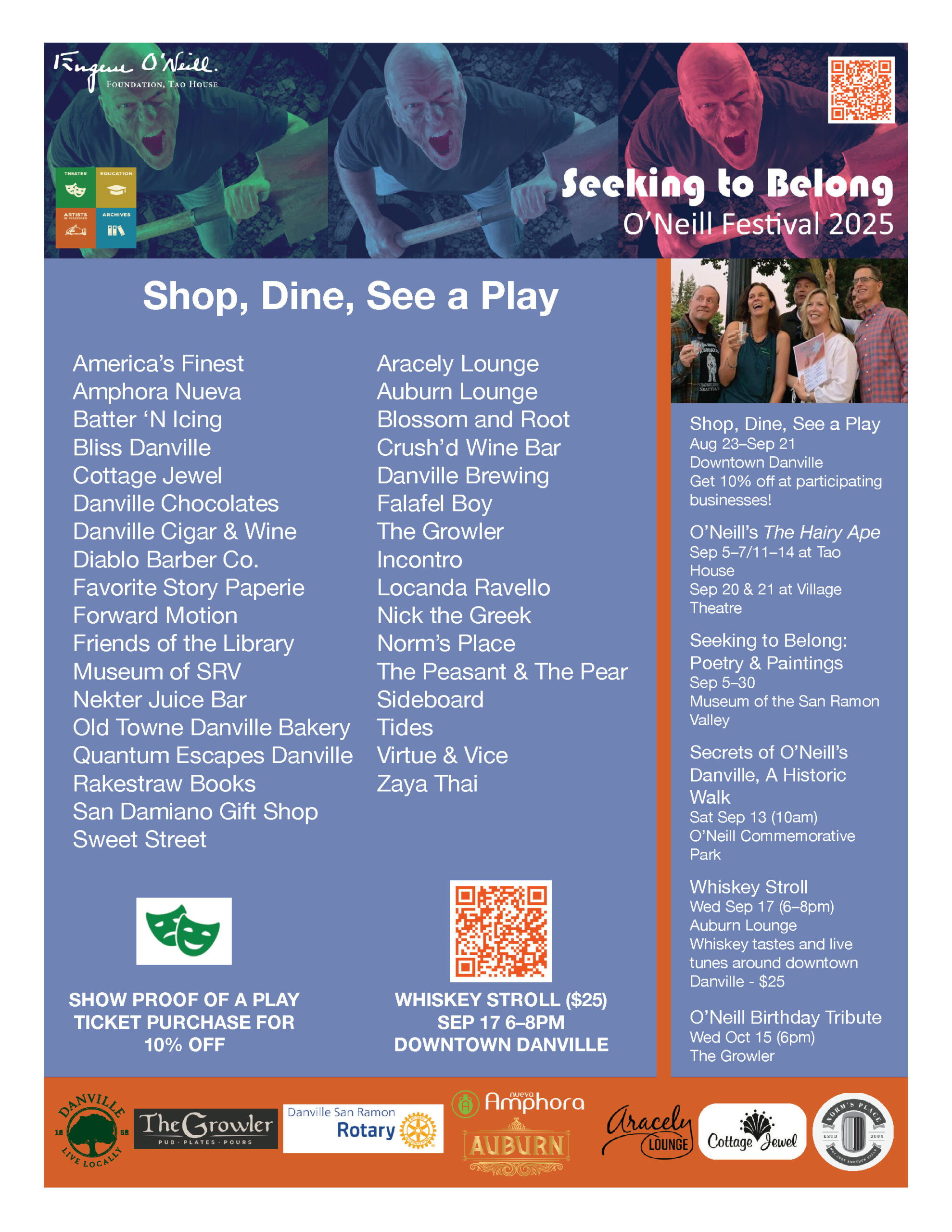 Shop, Dine, See a Play! - Eugene O'Neill Foundation, Tao House